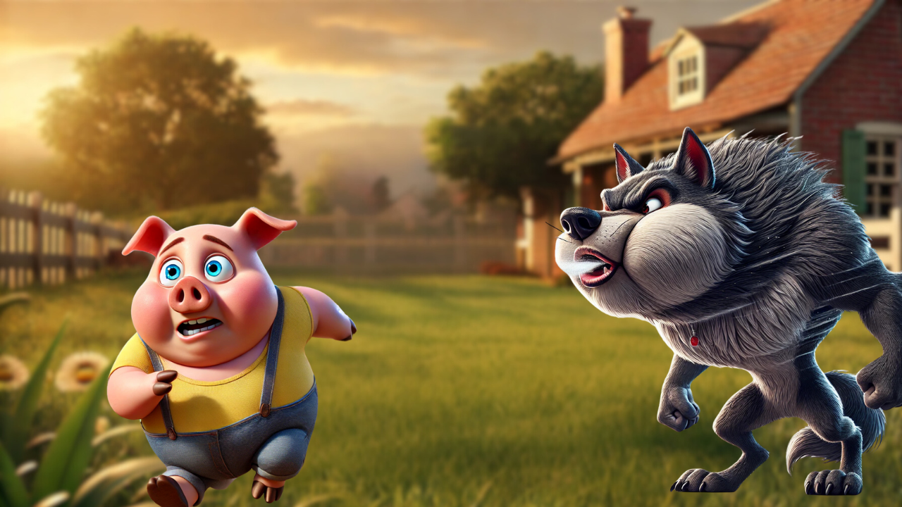 The Three Little Pigs | Os Três Porquinhos - Inglês Animado